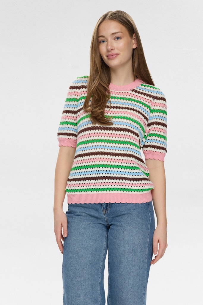 NÜMPH Nunancy Short Sleeved Jumper – Caramel Clothing