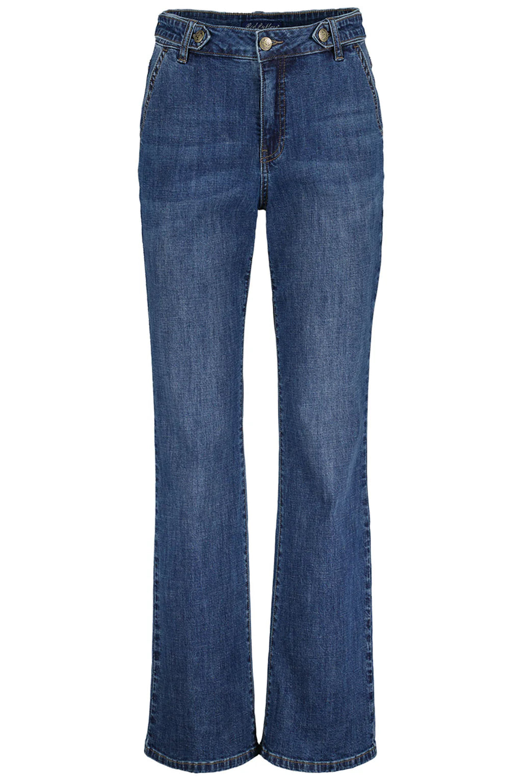 Red Button Colette Wide Leg Jeans with Loops 31" Leg – Caramel Clothing